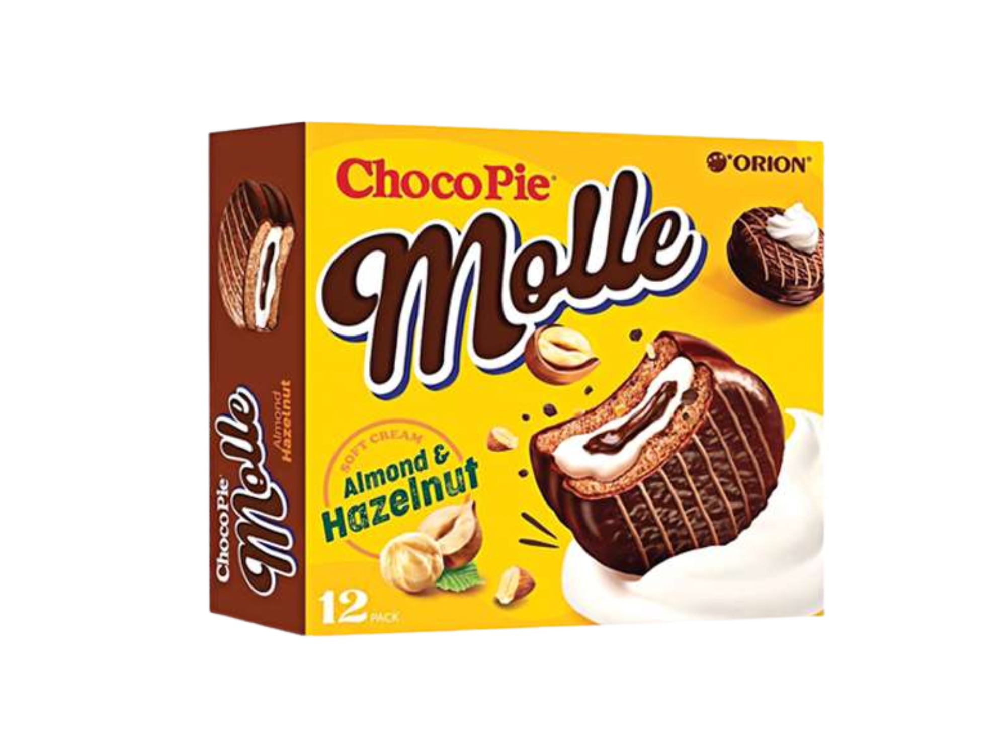 Bánh Chocopie Molle Kem Mềm Vị Hạnh Nhân - Công ty TNHH Thực phẩm Orion ...