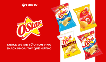 Snack O'Star từ Orion Vina - Snack khoai tây quê hương - Công ty TNHH ...