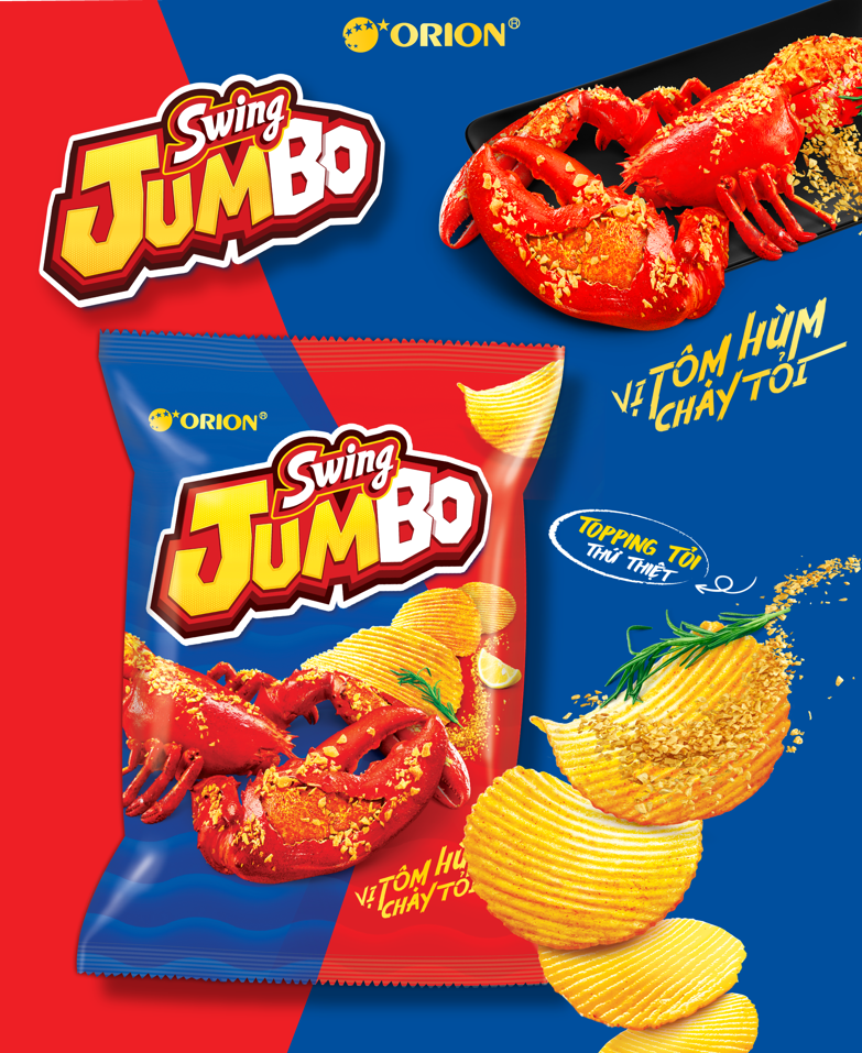 Bánh Snack Swing Jumbo vị tôm hùm cháy tỏi - Công ty TNHH Thực phẩm ...