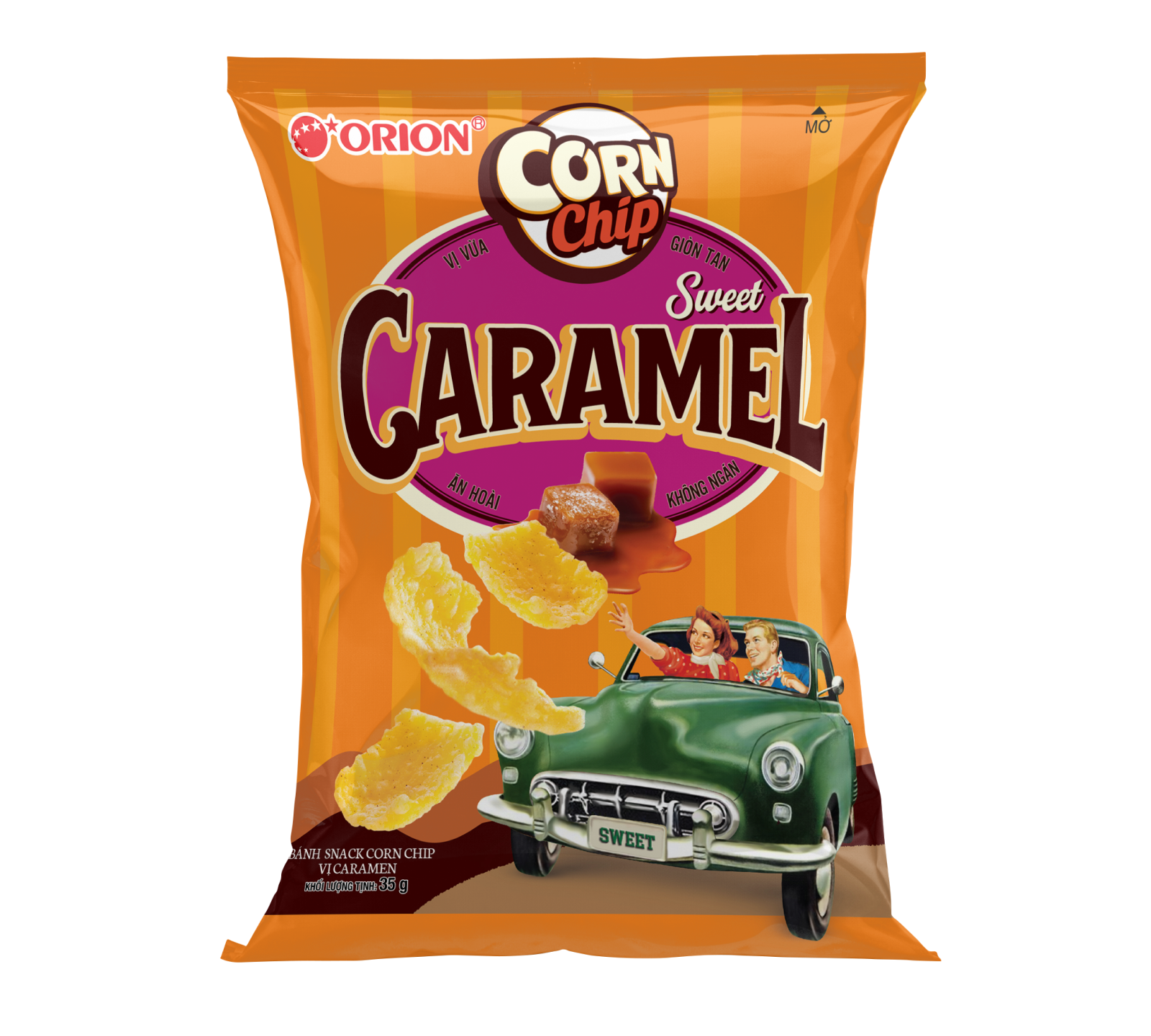 Bánh Snack Cornchip vị Caramel - Công ty TNHH Thực phẩm Orion Vina